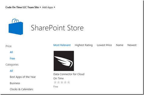 Code On Time Sharepoint Add In Configuration