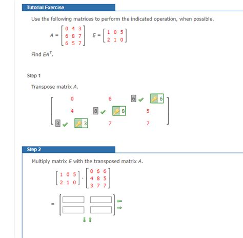 Solved Use The Following Matrices To Perform The Indicated