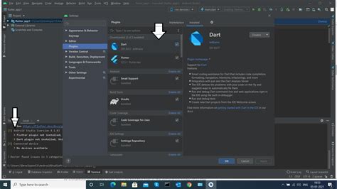 Android Studio Flutter Plugins Already Installed But Displaying Not Installed Stack Overflow