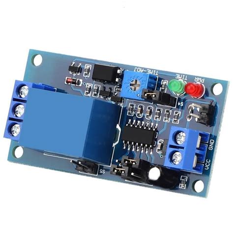 Trigger Delay Relay Normally Open Timer Module Électronique Vibration Pour La Maison C V