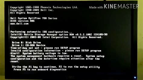 strike the f1 key to continue f2 to run the setup utility press f5 to