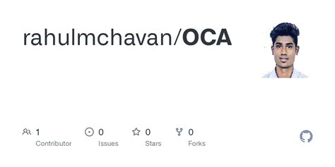 GitHub Rahulmchavan OCA