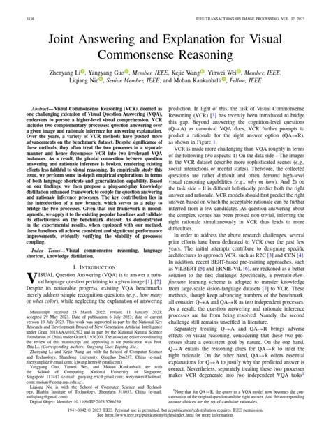joint answering and explanation for visual commonsense reasoning pdf