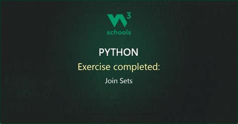 Completed Exercise Python Join Sets Ahmed Gamaleldeen