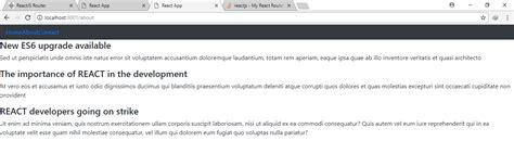 Reactjs My React Router Links Are Not Working Its Showing The Url