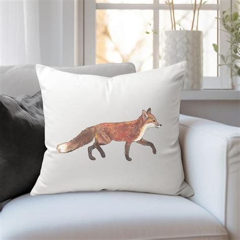 Fox Pillows Etsy