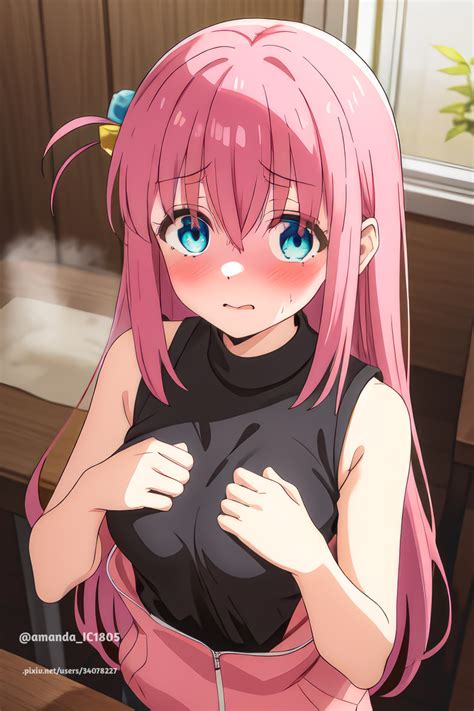 Rule 34 1girls Ai Generated Blush Bocchi The Rock Breasts Gotou