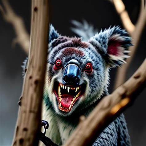 Screaming In Mangy Dropbear Ai Generated Artwork Nightcafe Creator