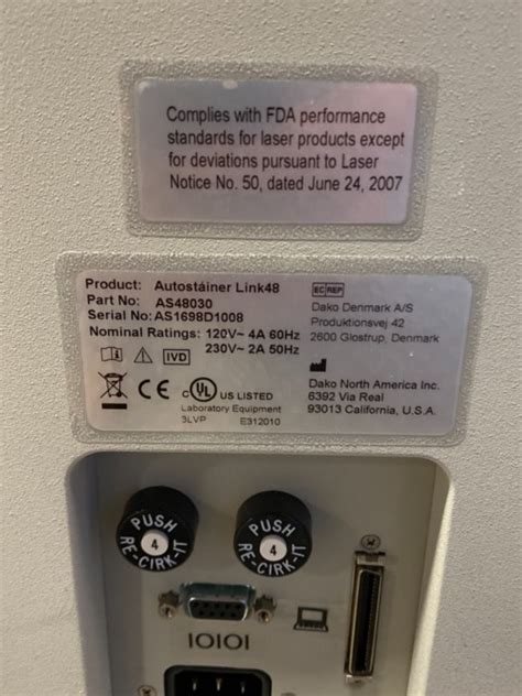 1 Dako Agilent Autostainer Link 48 Slide Stainer For Sale