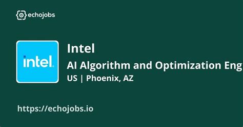 Intel Is Hiring Ai Algorithm And Optimization Engineer Usd 162k 243k Us Phoenix Az Santa