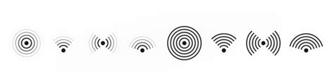 Premium Vector Wifi Signal Icons Set Internet Connection Signs Illustration