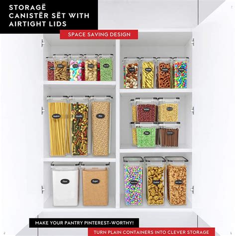 Badu Bg 1бр Контейнери за зърнени храни Комплект за съхранение Херметичен контейнер за