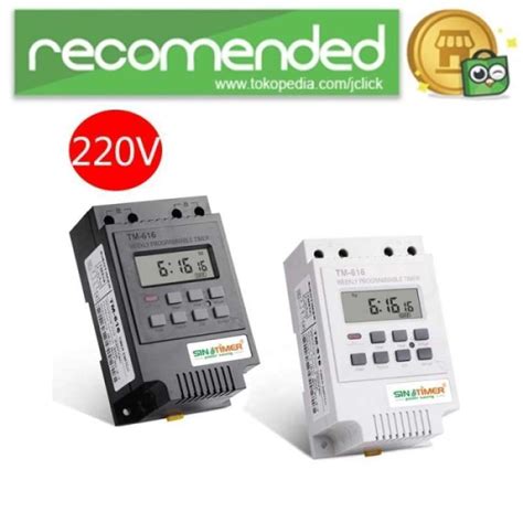 Promo Sinotimer Power Timer Programmable Time Switch Relay 220v 30a