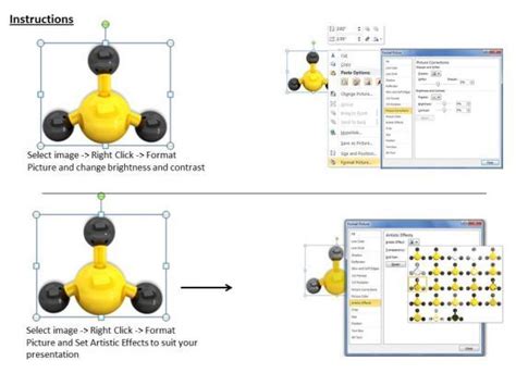 Stock Photo Molecule Structure PowerPoint Slide