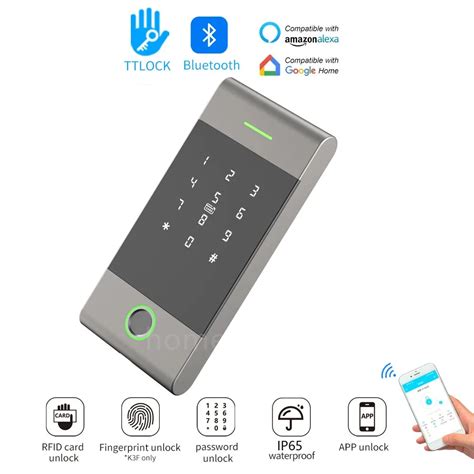 Waterproof Fingerprint Biometric Ttlock Access Controller Keypad Fingerprint Waterproof Keypad