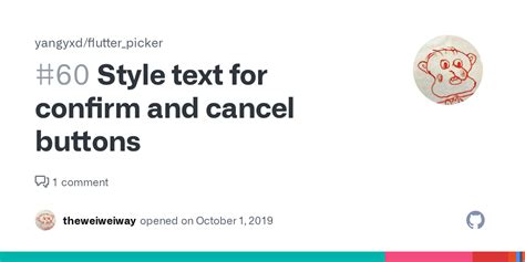 style text for confirm and cancel buttons · issue 60 · yangyxd flutter