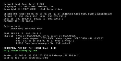 SANDeploy ISCSI Boot Windows Diskless Booting
