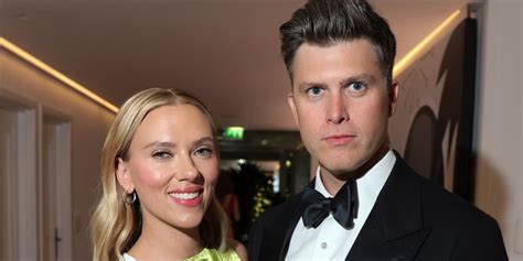 Scarlett Johansson Reveals When She Named Her Son Cosmo Colin Jost