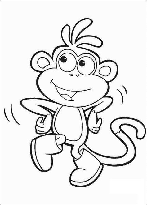 Dora The Explorer Coloring Pages Coloringlib