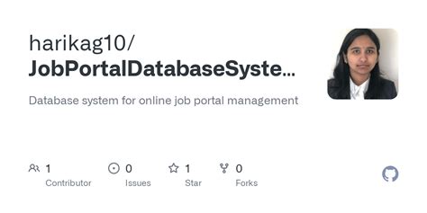Github Harikag Jobportaldatabasesystem Database System For Online Job Portal Management