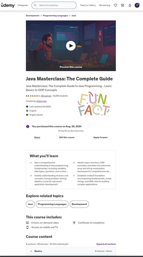tanu 👩‍🎓 on linkedin java programming udemy learning careergrowth