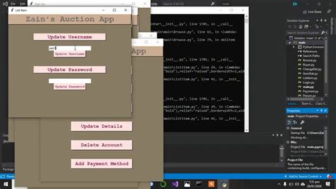 Auction Or Bidding System Using Python Youtube