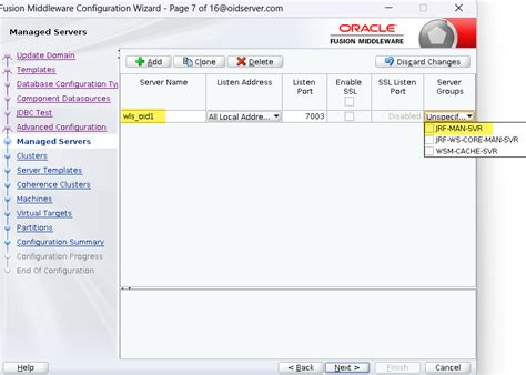 Configure Weblogic Domain For Oid 12214 Oracle Solutions