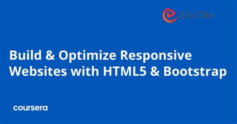 Build And Optimize Responsive Websites With Html5 And Bootstrap Coursera