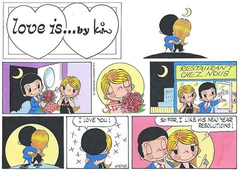 Love Is Comic Strip Sunday 1 January 2017 Citater Om Kærlighed