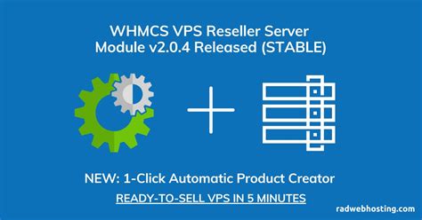 rad web hosting on linkedin whmcs vps reseller server module updated