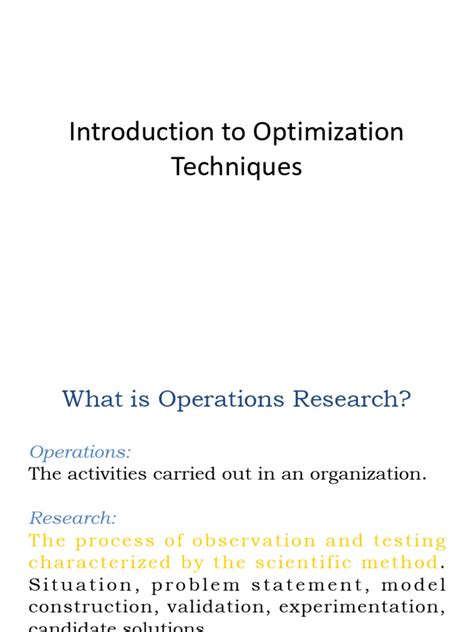 Introduction To Ot Pdf Mathematical Optimization Linear Programming
