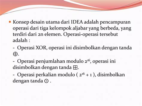 Idea International Data Encryption Algorithm Ppt