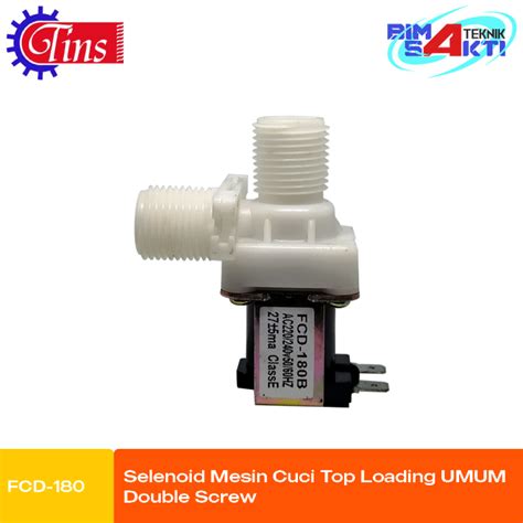 Solenoid Double Drat Fcd 180b Water Valve Selenoid Mesin Cuci Top Loading Lazada Indonesia