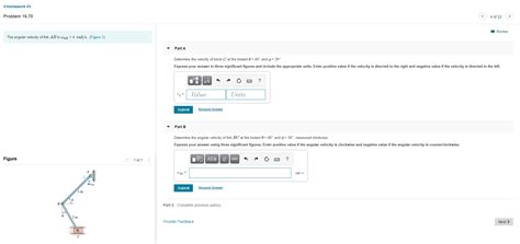 Solved Homework Problem Of Review The Angular Chegg