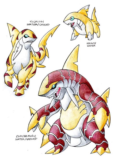 Land Sharks V20 By Darksilvania On Deviantart Cool Pokemon