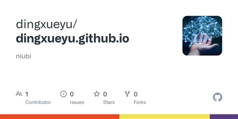GitHub Dingxueyu Dingxueyu Github Io Niubi