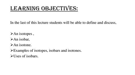 Solution Isotopes Isobars And Isotones With Types And Applications Studypool