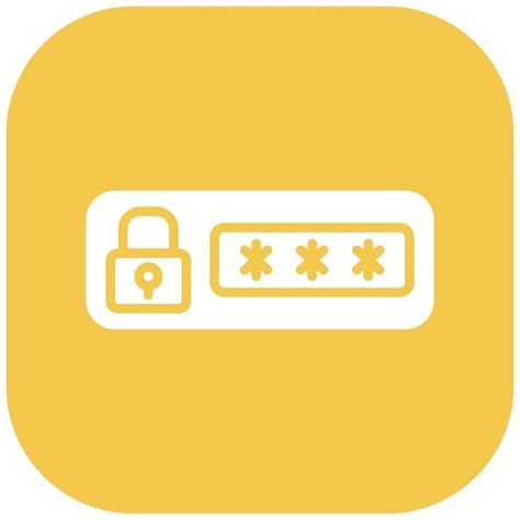 Premium Vector Password Field Vector Illustration Style