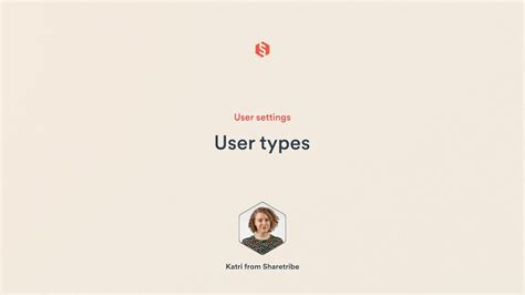 How To Set Up User Types Sharetribe Tutorial YouTube
