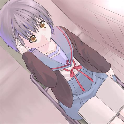 Nagato Yuki Suzumiya Haruhi No Yuuutsu Drawn By Reki Tiny Fin Danbooru
