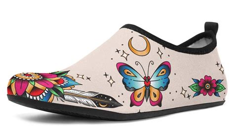Neo Traditional Flowers And Butterflies Yes We Vibe