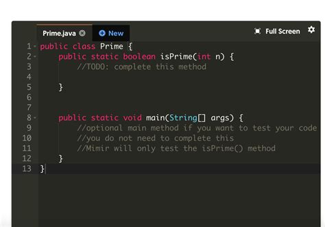 Solved Complete The Method Isprime The Method Takes In A