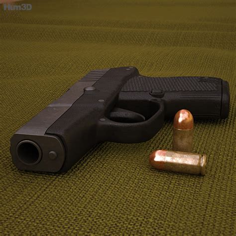Kel Tec P 3at 3d Model Download Pistol On