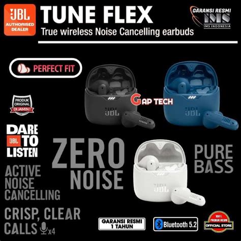 Promo Jbl Tune Flex True Wireless With Active Noise Cancelling Earbuds Tws Diskon Di Seller