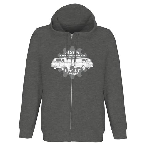 Organic Vw Lt 2 Vans Unisex Zip Hoodie Sols Calipso 04237 Uk