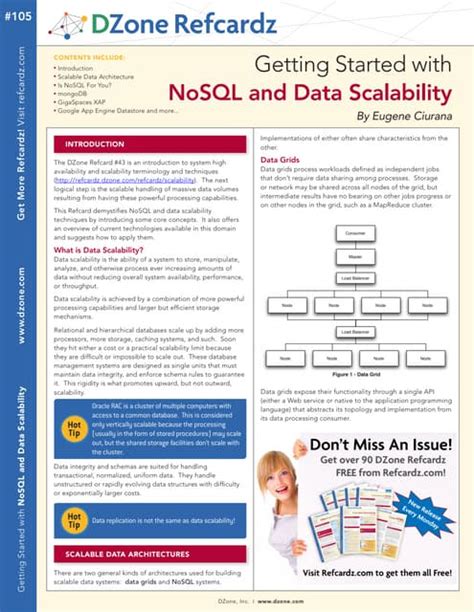 No Sql And Data Scalability Pdf