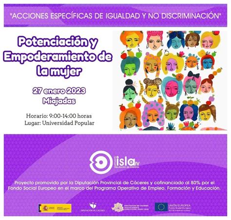 Maruchi León Ofrecerá Una Jornada Sobre Potenciación Y Empoderamiento De La Mujer En Miajadas