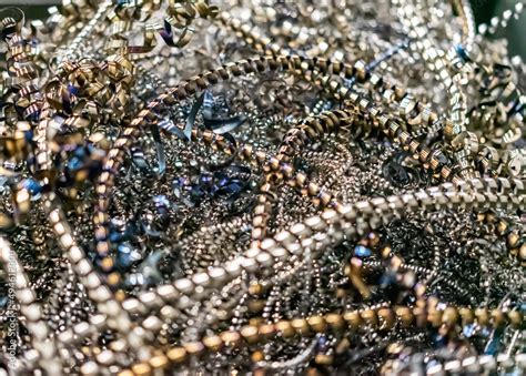 Iron Shavings Scrap Metal Industrial Waste Garbage Recyclable