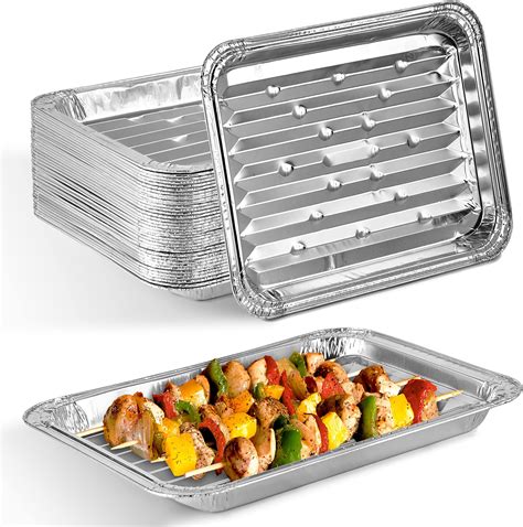 Stock Your Home Disposable Aluminum Foil Broiler Pan 10