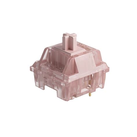 Akko Haze Pink Silent Switch 3 Pin 43gf POM Stem Linear Switch Compatible With MX Mechanical
